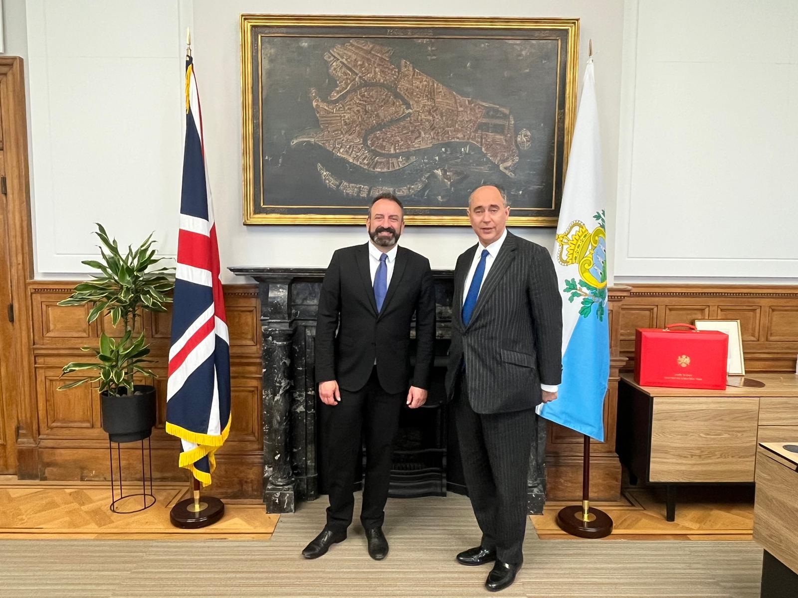 Working visit to London of the Secretary of State Luca Beccari ...